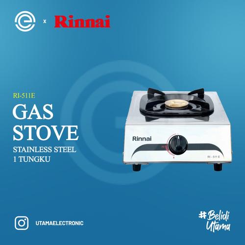 Jual RINNAI Kompor Gas Stainless 1 Tungku RI-511E - Jakarta Pusat ...