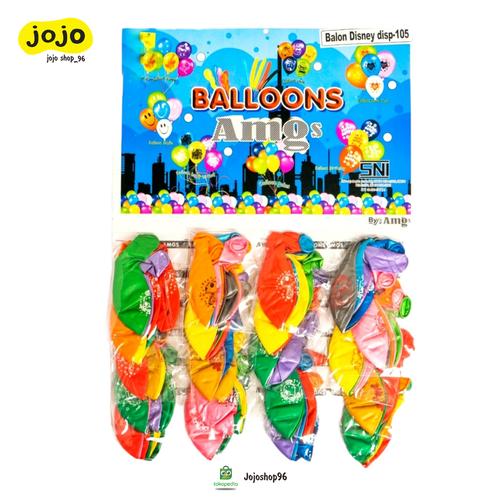 Jual Balon Ulang Tahun Balon Ultah Latex AMG Display 105 Disney (5pcs ...