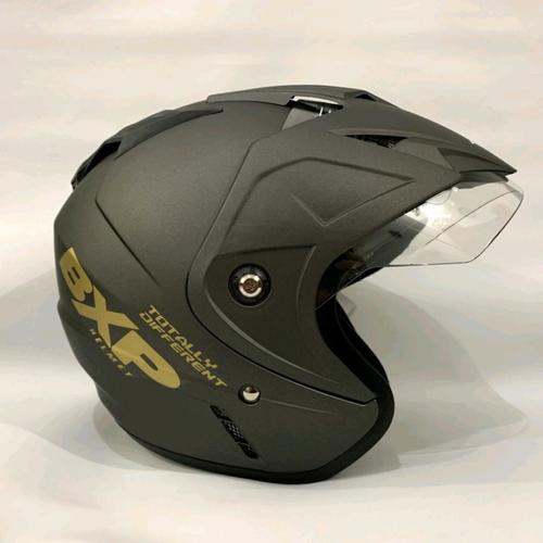 Jual Helm Bison Half Face Abu - Abu Doff (Single VIsor) - Jakarta Utara ...
