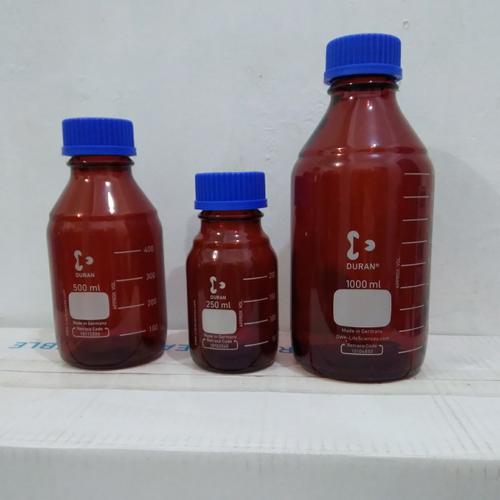 Jual Laboratory bottle amber 250 ml. Duran. Lab botol coklat 250 ml ...