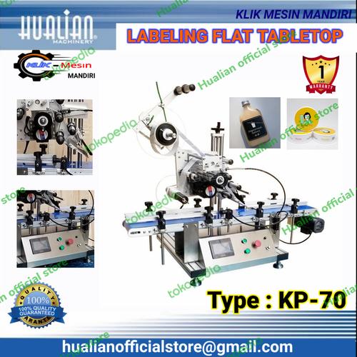 Jual Mesin Labeling Bottom Flat Machine KP-70 Mesin Label Stiker ...
