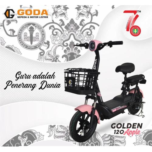 Jual Sepeda Motor Listrik Goda Golden 120 Apple Ban Tubeless Garansi ...
