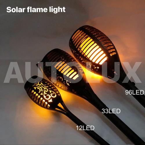 Jual Lampu Tancap / Lampu Taman Obor 12LED 33LED 96LED Solar Surya ...