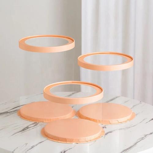 Jual KOTAK TRANSPARAN BULAT CAKE BOX MIKA GIFT BOX MIKA ATAP TRANSPARAN ...