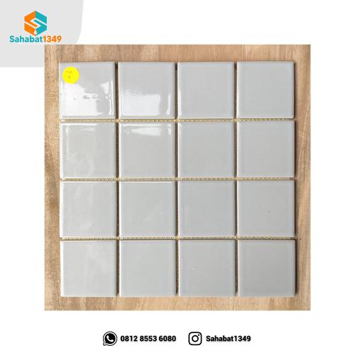Jual Keramik Mozaik Putih Glossy TSQ 91 uk.7,5 cm / Mosaic Kuda Laut ...