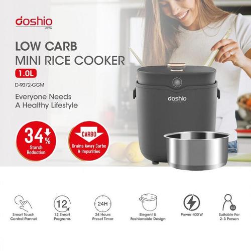 Jual Doshio Low Carb Mini Rice Cooker 1.0L Thamastore - Jakarta Utara ...