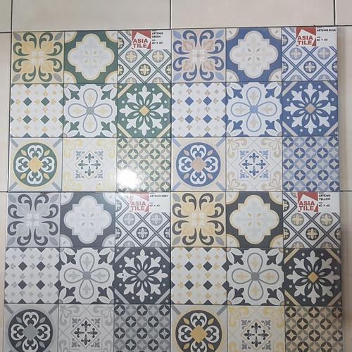 Jual keramik lantai glossy asia artemis 40x40 - Kuning - Jakarta Barat ...