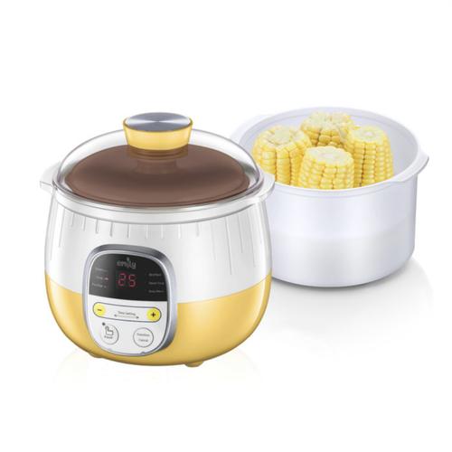 Jual emily slow cooker + steamer 0.8 L claypot - ogura pink - Jakarta ...