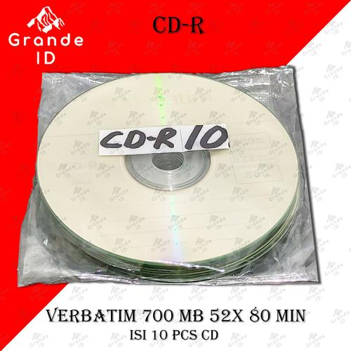 Jual CD-R VERBATIM 700 MB CD KOSONG CD BLANK ISI 10 PCS - Jakarta Utara ...
