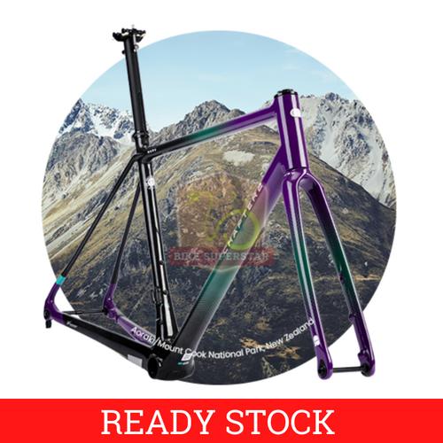 Jual Frameset Chapter 2 Huru Green + Purple (Rakiura) - XS Disc Brake ...