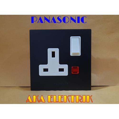 Jual STOP KONTAK AC PANASONIC STYLE E HITAM WBSJ1214B - Jakarta Barat ...