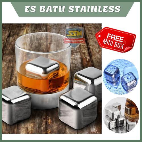 Jual ES BATU VIRAL - ES BATU WARNA SILVER KOTAK ES BATU BERAPA GRAM ...