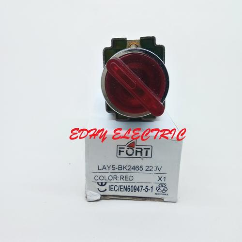 Jual ILLUMINATED SELECTOR SWITCH 22MM LED RED - Kota Surabaya ...