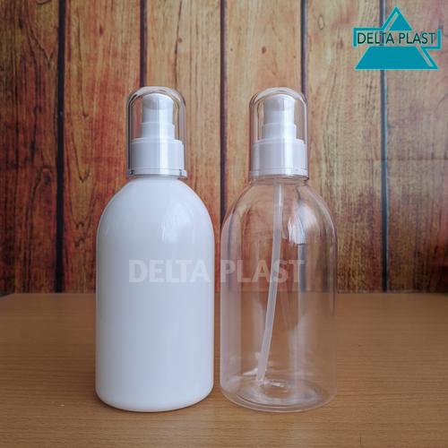 Jual Botol treatment pump 250ml oval/Treatment pump fullcap luxury ...