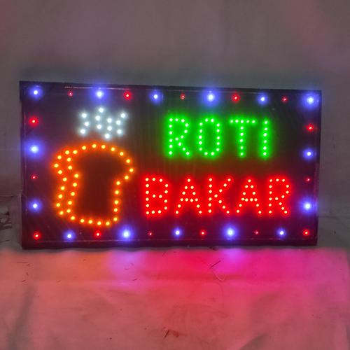Jual tulisan led sign ROTI BAKAR + GAMBAR 50X30 CM - Kab. Demak ...