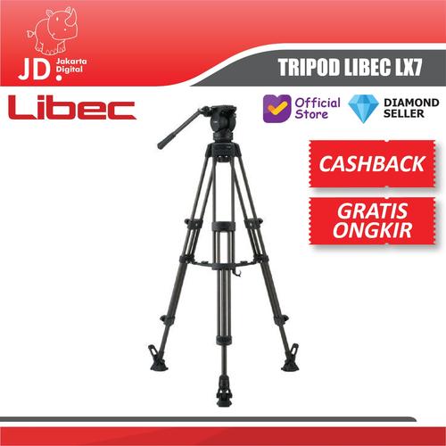 Promo Libec LX7 Tripod With Pan and Tilt Fluid Head and Floor Spreader Cicil 0% 3x - Jakarta ...