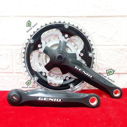 Jual GEAR GIR CRANK SUSUN DEPAN GENIO SEPEDA MULTI SPEED 3 SUSUN BB ...