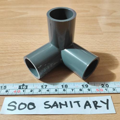 Jual 3-Way Side Tee 3/4" SCG PVC - T Cabang 3 Fitting Pipa 90 ...