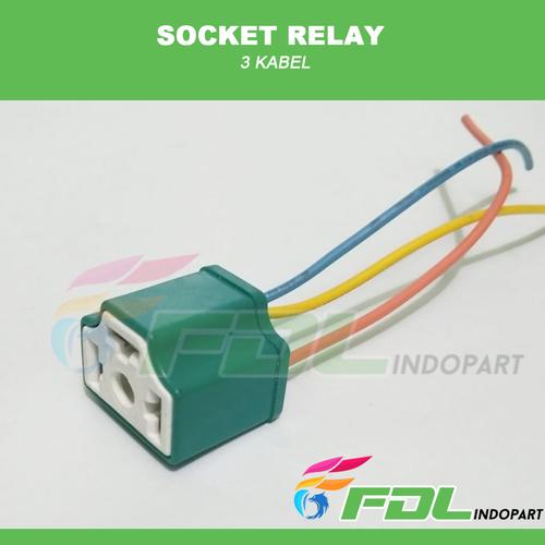 Jual Socket-Soket Relay-Riley-Rilei 3 Kaki-Kabel Keramik-Ceramic - Kab ...