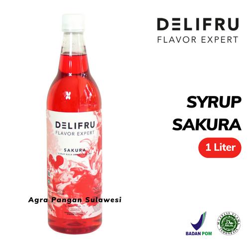Jual Syrup SAKURA Delifru | Sirup Bunga Sakura Premium 1 L 1000 ml ...