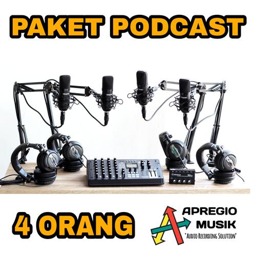 Jual Paket Podcast 4 Orang Recording Tech PRO RT X6 X8 HP100 - Paket 2 ...