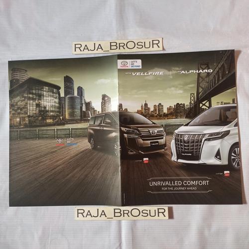 Jual Poster brosur booklet Toyota New Vellfire Toyota New Alphard 2018 ...