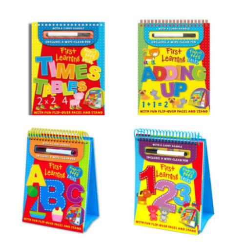 Jual Tiny Tots Easel First Learning ABC/123/Adding Up/Time Tables Wipe ...