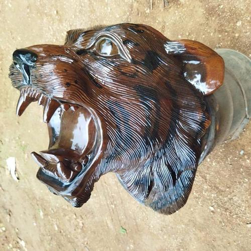 Jual Patung Kepala Harimau Macan Kayu Hiasan Dinding - Kab. Jepara ...