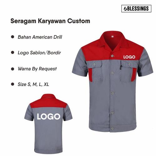 Jual Custom Seragam Kerja Bisa Menggunakan Logo Sendiri - Kota Bandung ...