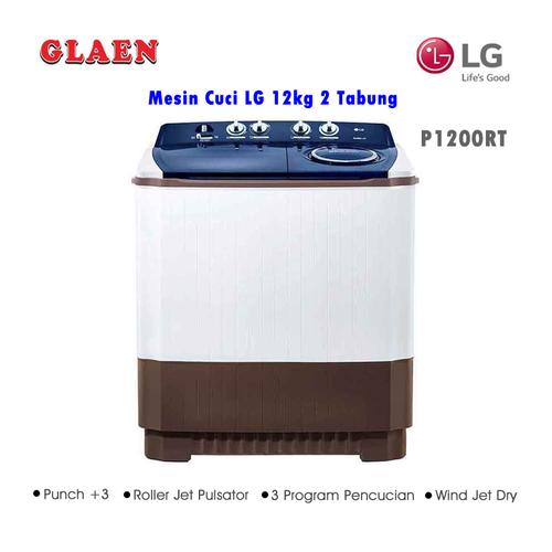 Jual Mesin Cuci 2 Tabung LG 12 Kg P1200RT | Mesin Cuci Manual 12 Kg LG ...