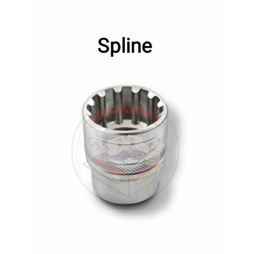 Jual TEKIRO Kunci Sok Spline 1/2" inch 13 14 27 mm Mata Sock Socket ...