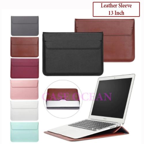 Jual Laptop Dell XPS 13 Leather Case Sleeve Slim Cover Pouch Stand ...