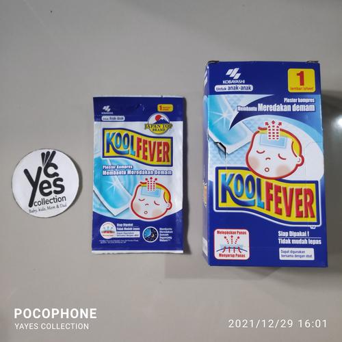 Jual Koolfever Plaster Demam Panas Anak 2 plus Tahun BIRU TUA 1 PCS ...