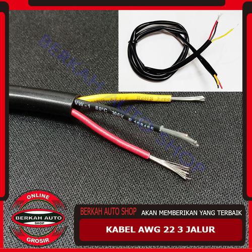 Jual Kabel AWG 22 3 Jalur Original Jual Per 1 Meter - Kota Bekasi - BERKAH AUTO SHOP 2 | Tokopedia