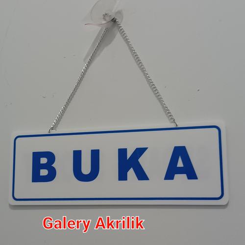 Jual Akrilik Sign Label BUKA - SEDANG SHOLAT - Kota Tangerang - Galery ...