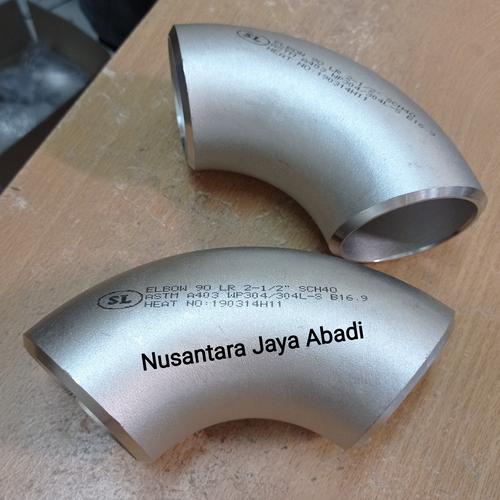 Jual Elbow Las Stainless SS 304 Sch 40 2 1/2 inchi - Jakarta Barat ...