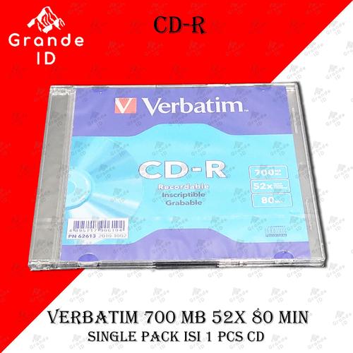 Jual CD-R VERBATIM SINGLE PACK 700 MB 52X CD KOSONG CD BLANK - Jakarta ...