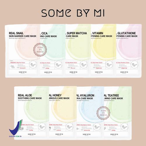Promo SOMEBYMI Real Care Sheet Mask 20g - SBM Care Mask, Matcha ...