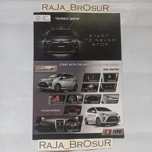 Jual Poster brosur flyer Toyota New Agya 2020 - Kab. Langkat ...