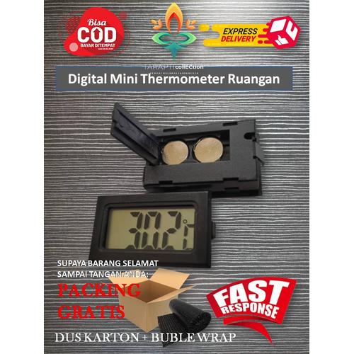 Jual Termometer Mini Kulkas / Alat Ukur Suhu Digital Miniature ...