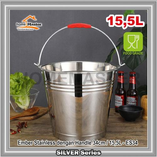 Jual Ember/Bucket Wine/Beer/Soju/Ice/Champagne Stainless 34 Cm/15.5 L ...