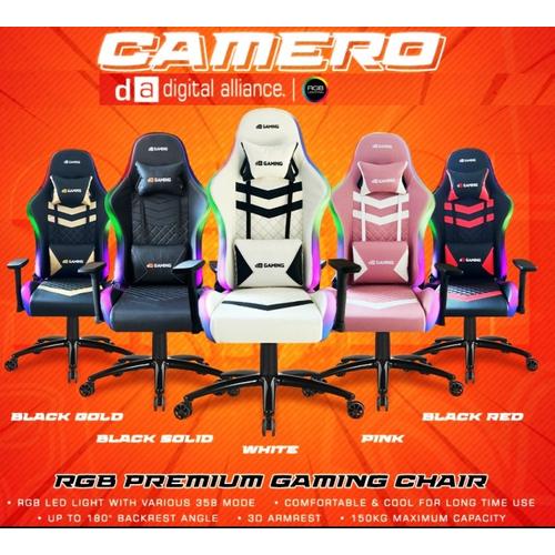 Jual Kursi Gaming RGB With Remote Controller Digital Alliance DA Camero ...