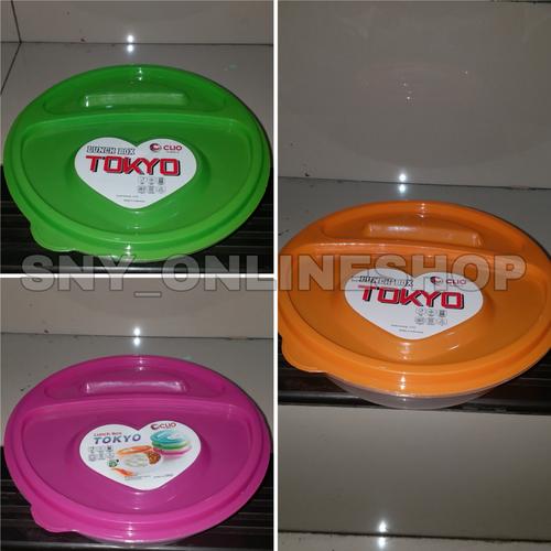 Jual Lunch Box Bulat / Kotak Makan / Lunch Box Plastik Tokyo Clio ...