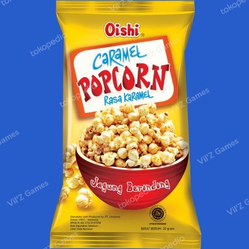 Jual Oishi Caramel Popcorn Mini Pack 20 Gr - Keju, 1 rcg (10 pcs ...