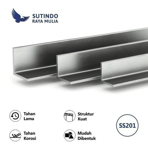 Jual Siku Stainless SS 304 40 x 40 MM x 5 MM x 6 Meter - Kota Surabaya ...