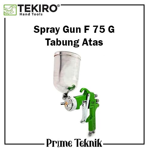 Jual Spray Gun F75 G 400ml Tekiro Semprotan Cat Tabung Atas F75G - Kota ...