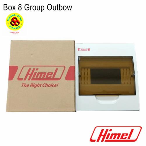 Jual HIMEL Box MCB 8 Group Tempel Outbow Tutup Transparant Box MCB ...
