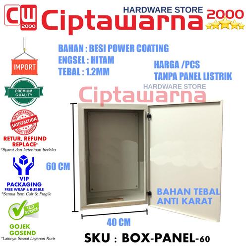 Jual Tempat Listrik Box Panel Listrik Outdoor 60 x 40 x 30 Plat 1.2mm ...