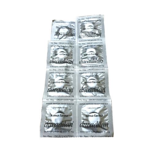 Jual DUVADILAN 20MG 1 STRIP ISI 10 TABLET / ISOXSUPRINE HCl 20 mg ...