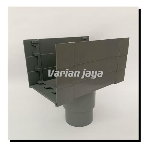 Jual Corong Talang Lubang Pembuangan Air Kotak Pipa PVC Gutter Outlet ...